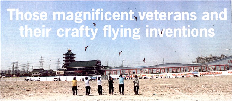 Those magnificent veterans and their crafty flying inventions--嘉定报