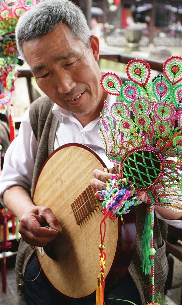 Colorful decorations adorn sizhu instruments--嘉定报
