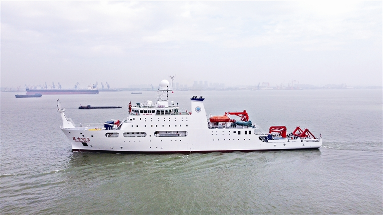 全球最大静音科考船江阴港启新程--江阴日报